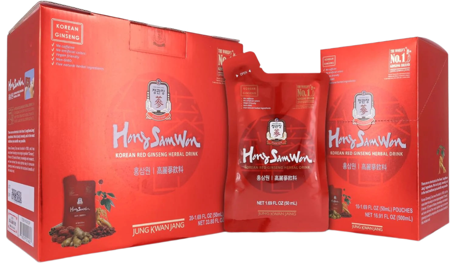 Jung Kwan Jang Hong Sam Won 50ml*20ea – KoCoSupply