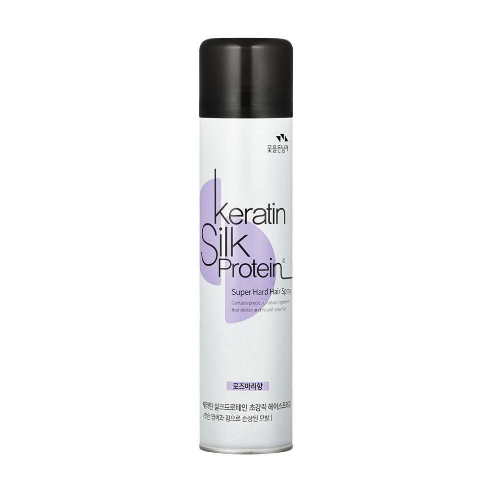 Flor De Man Keratin Silk Protein Super Hard Hair Spray-Rosemary Scent ...